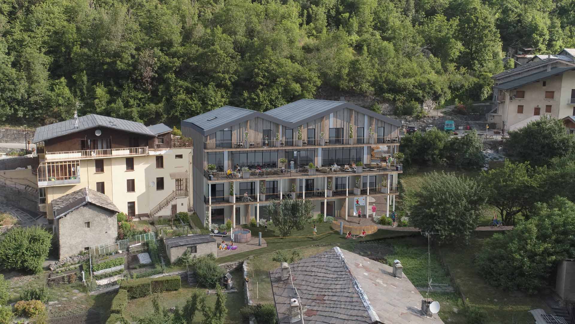 Hôtel et restaurant à Orelle - Architecture Energie